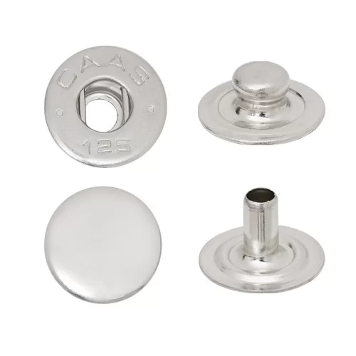 Spring Snap Button with Flat Socket