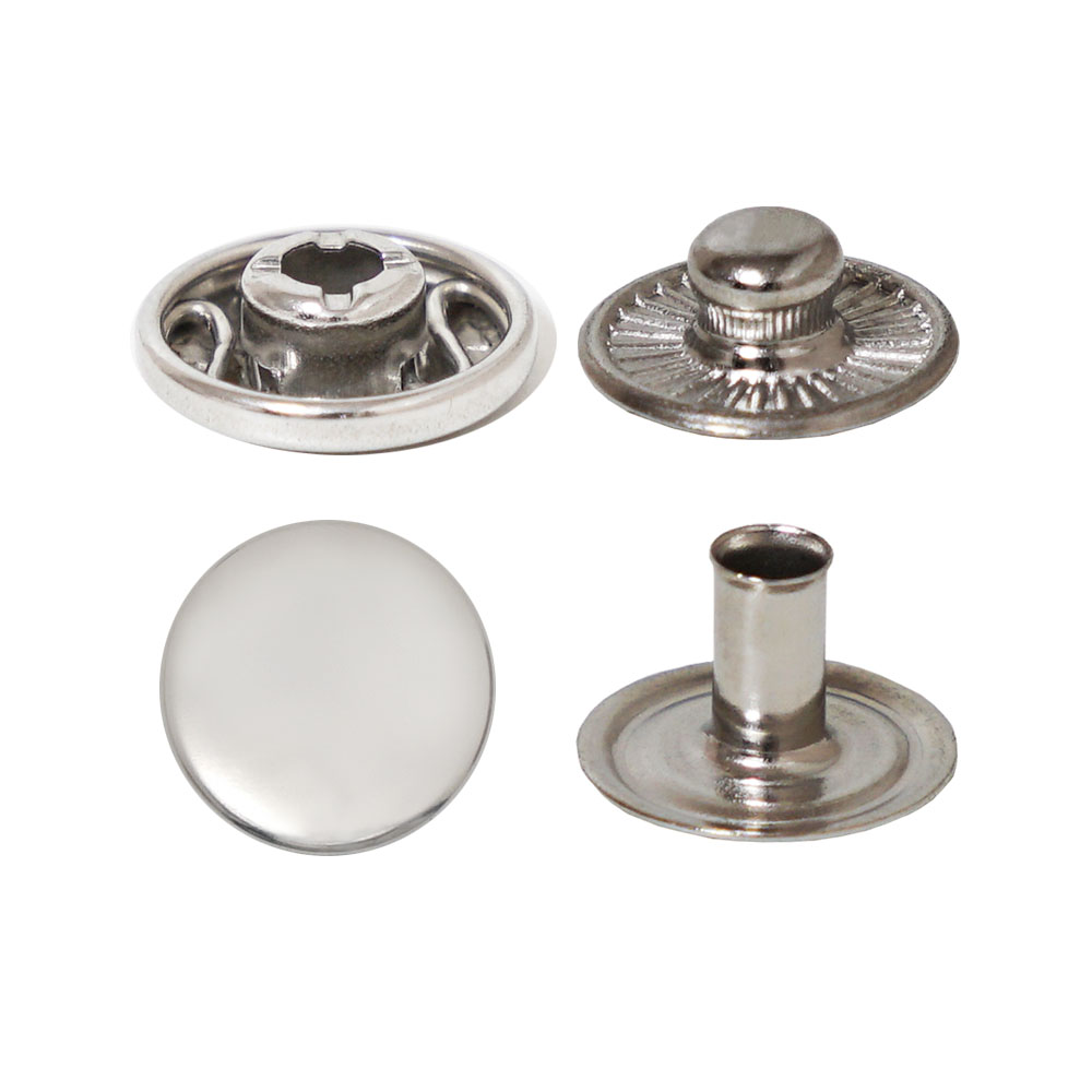 Spring Snap Button with Epoxy Cap